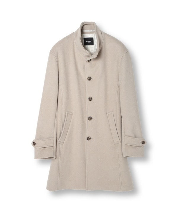 メンズビギ（MEN’S BIGI）/スーパー140ウールビーバーヘリンボーンコート