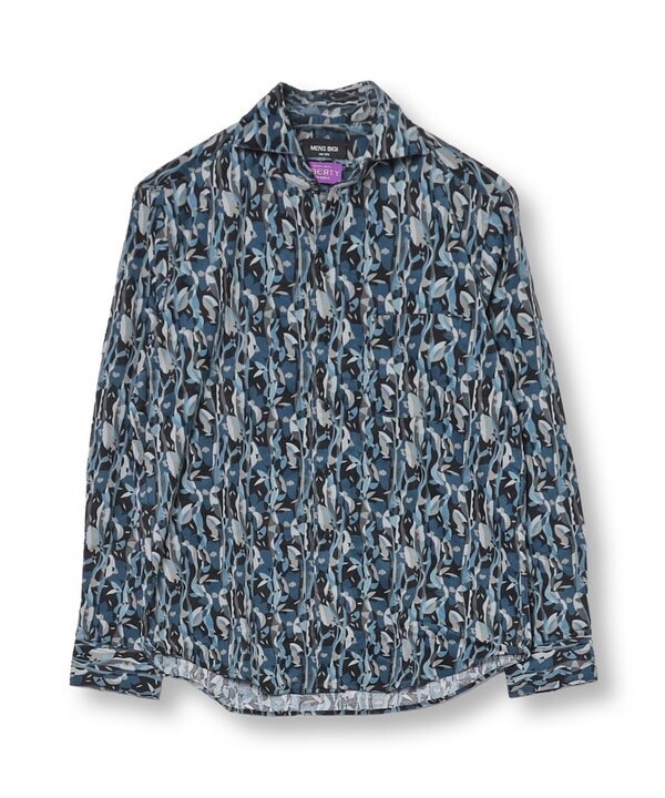 メンズビギ（MEN’S BIGI）/Liberty コーデュロイフラワープリントシャツ