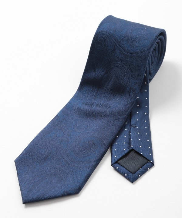 メンズビギ（MEN’S BIGI）/シャドーペイズリー柄シルクネクタイ