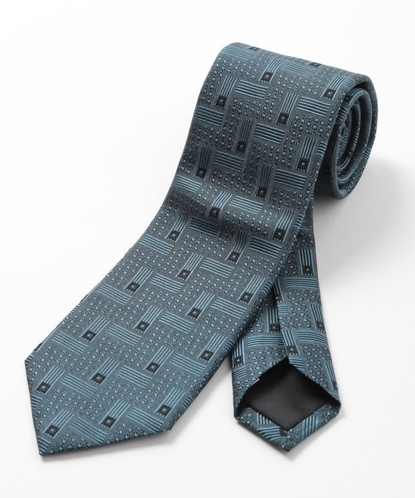 メンズビギ（MEN’S BIGI）/【TIE YOUR TIE(タイユアタイ)】ジオメトリック柄ネクタイ