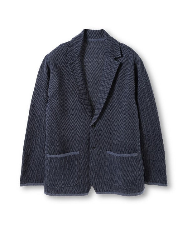 メンズビギ（MEN’S BIGI）/【ACTIVE TAILOR】ヘリンボーンニットジャケット