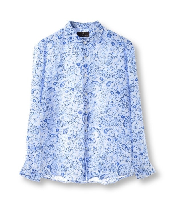 メンズビギ（MEN’S BIGI）/【CANCLINI/カンクリーニ】プリントショートポイントシャツ