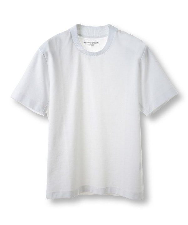 メンズビギ（MEN’S BIGI）/【ACTIVE TAILOR/アクティブテイラー】シルケットスムースクルーネックTシャツ＜接触冷感