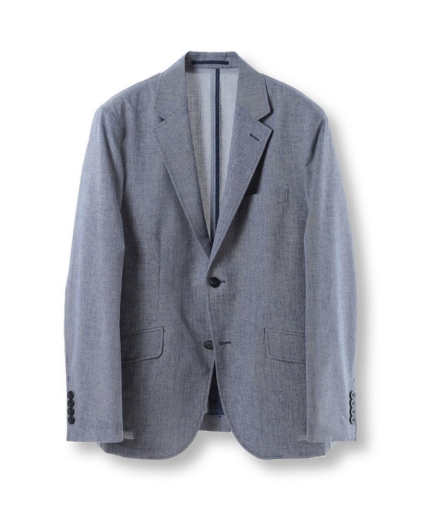 メンズビギ（MEN’S BIGI）/COOL DOTS メランジプリントジャケット〈イージーケア/吸水速乾〉