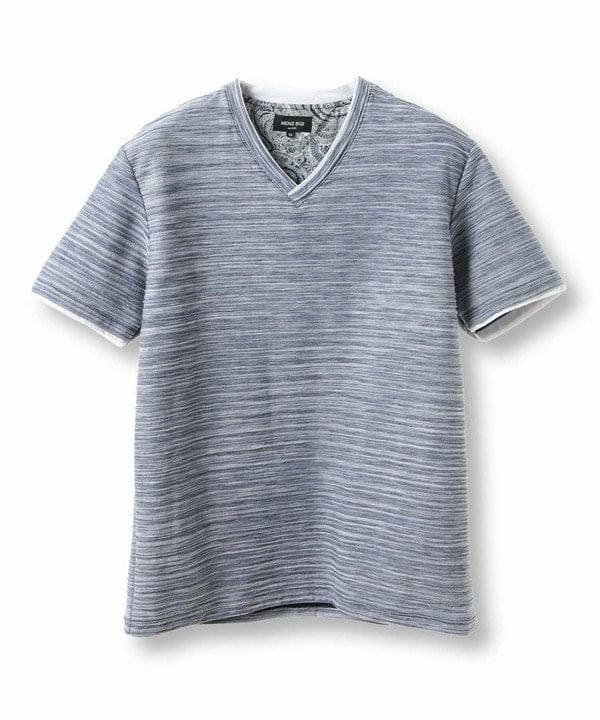 メンズビギ（MEN’S BIGI）/スラブタック天竺素材Tシャツ＜吸水速乾＞