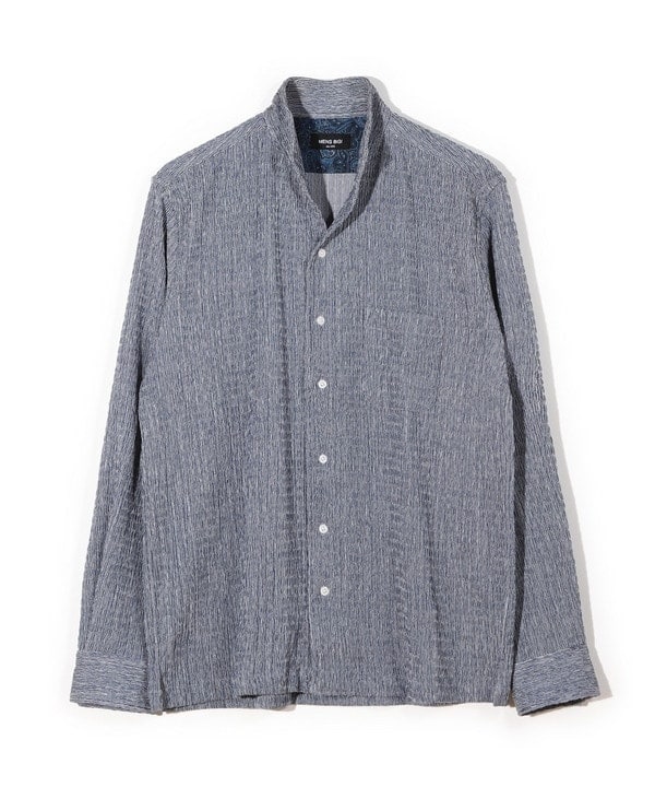 メンズビギ（MEN’S BIGI）/シャーリング楊柳 シャツブルゾン＜ストレッチ＞