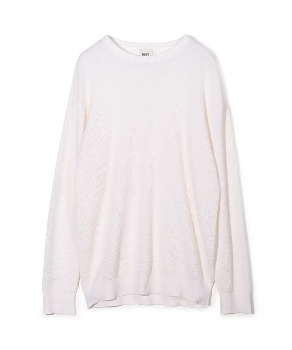 メンズビギ（MEN’S BIGI）/メリノウール ワッフル編みニット