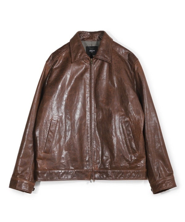 メンズビギ（MEN’S BIGI）/ゴートレザー ライダースブルゾン
