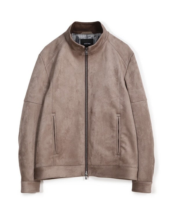 メンズビギ（MEN’S BIGI）/フェイクスエードダンボール ライダースジャケット＜ストレッチ＞