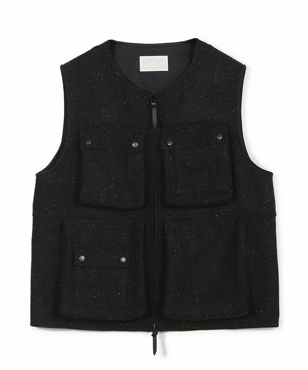 メンズビギ（MEN’S BIGI）/【50th Anniv ． 菊池武夫】HARRIS TWEED COLOR NEP VEST