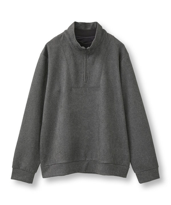 メンズビギ（MEN’S BIGI）/スエードフェイクレイヤードプルオーバー