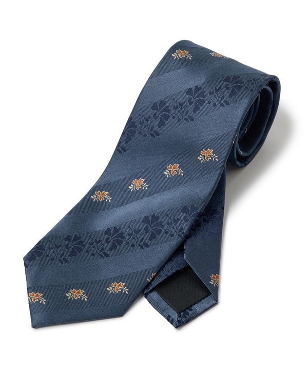 【NEW】メンズビギ（MEN’S BIGI）/【TIE YOUR TIE /タイユアタイ】フローラルシャドーストライプ柄ネクタイ