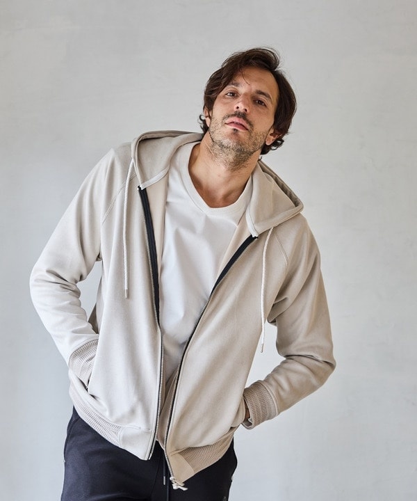 ラトルトラップ（RATTLE TRAP）/フェイクスエードZIPUPパーカー