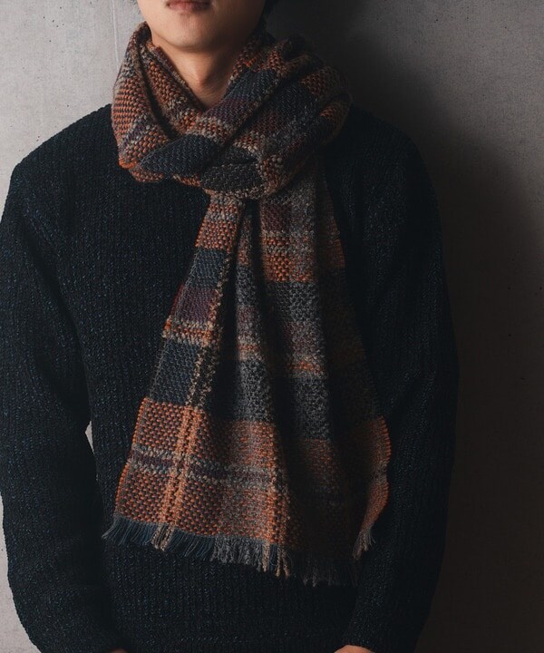 ラトルトラップ（RATTLE TRAP）/【Made in Italy】ビッグチェック大判マフラー