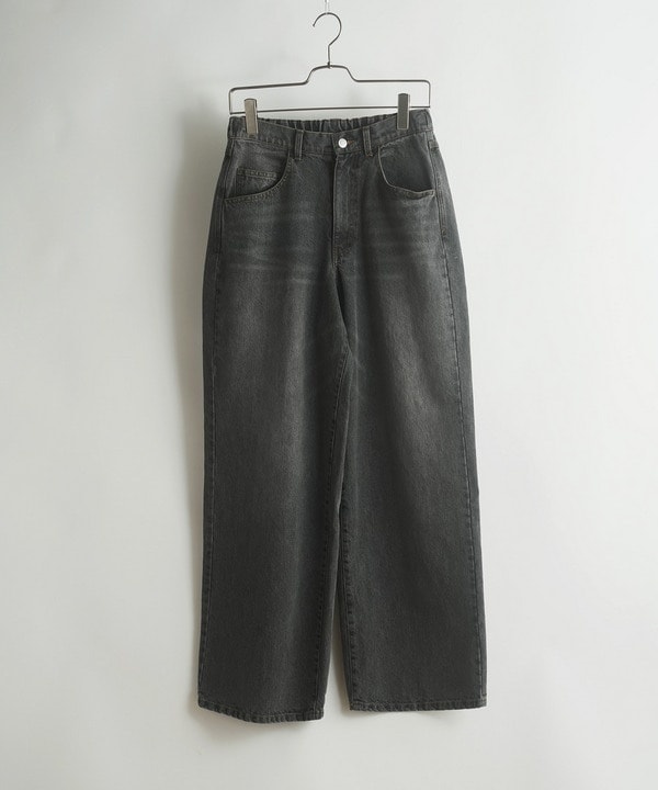 ラトルトラップ（RATTLE TRAP）/【WEB限定/12oz デニム】ウエストシャーリング ５ポケット ワイドストレートパンツ