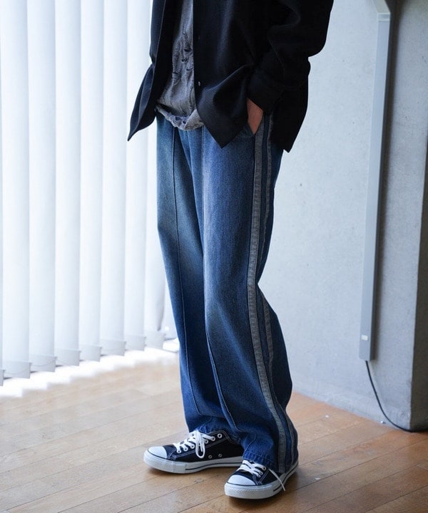 ラトルトラップ（RATTLE TRAP）/10．5ozスラブデニムトラックパンツ