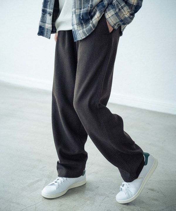 ラトルトラップ（RATTLE TRAP）/ジンコードストライプワンタックテーパードパンツ