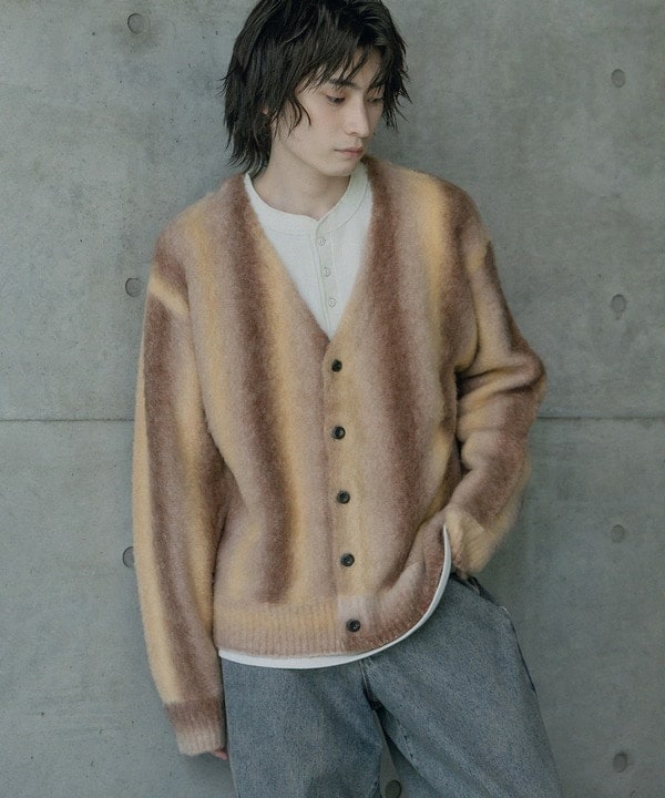 ラトルトラップ（RATTLE TRAP）/グラデーションストライプカーディガン