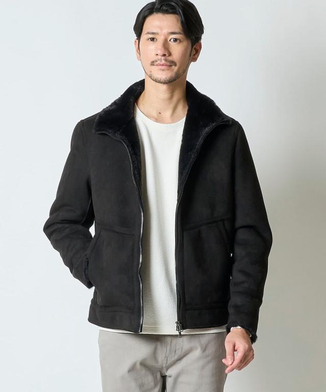 テットオム（TETE HOMME）/フェイクムートンブルゾン