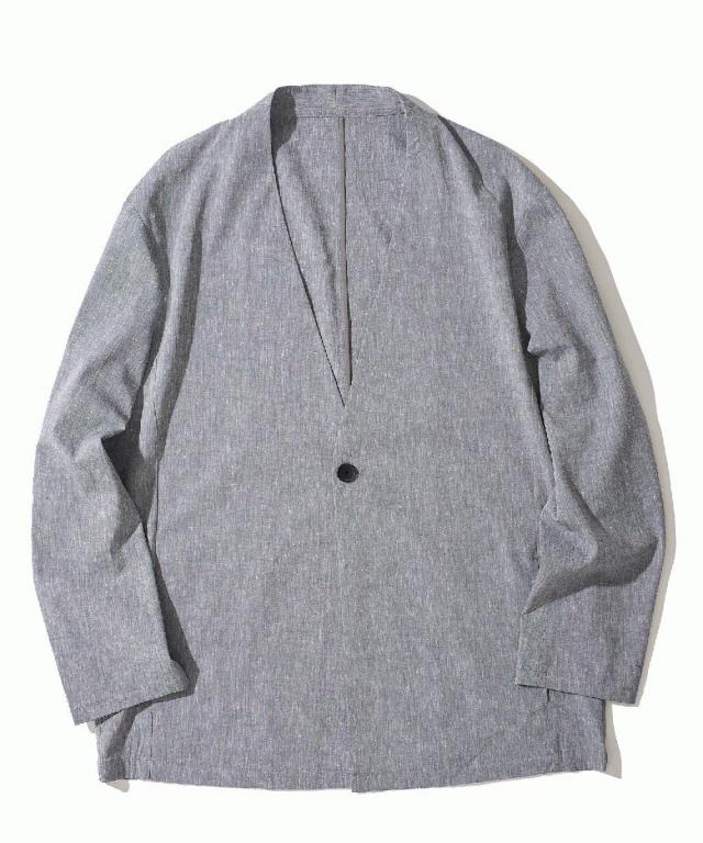 テットオム（TETE HOMME）/リネンなのにチクチクしない ノーカラージャケット