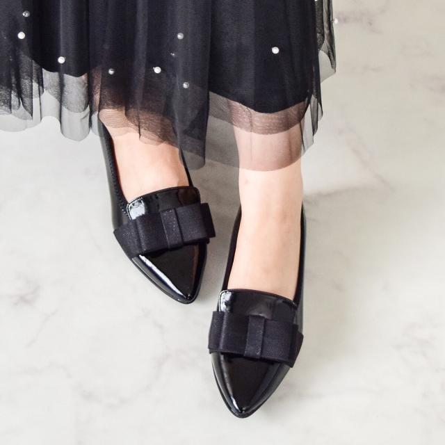 ブリジットバーキン ウォーク（Bridget Birkin Walk）/Bridget Birkin Walk◆2．5cmヒール◆グログランリボンオペラパンプス