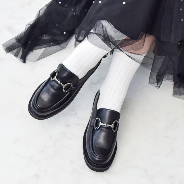 ブリジット バーキン（Bridget Birkin）/25秋冬新作◆Bridget Birkin◆3cmヒール◆厚底ビットローファー