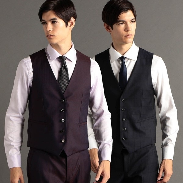 ムッシュニコル（MONSIEUR NICOLE）/シャドーウィンドペン リバーシブルベスト