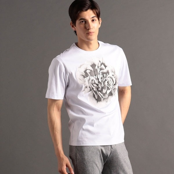 ムッシュニコル（MONSIEUR NICOLE）/フラワー グラフィックTシャツ