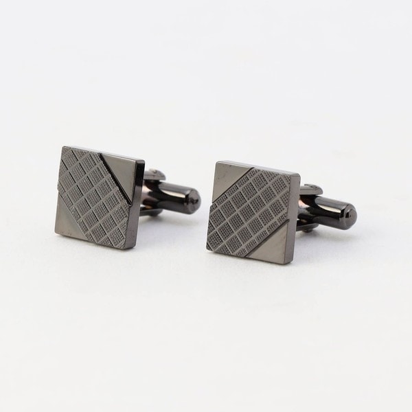 ムッシュニコル（MONSIEUR NICOLE）/ブロックカット柄 カフリンクス