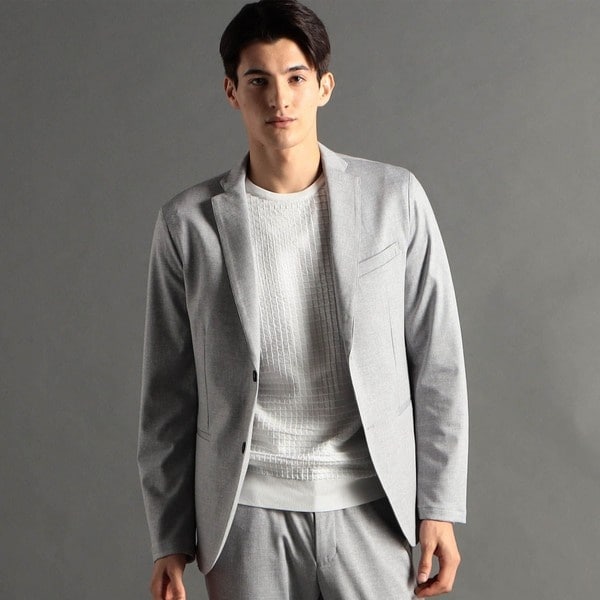 ムッシュニコル（MONSIEUR NICOLE）/DELEGANT メランジジャージ セットアップジャケット