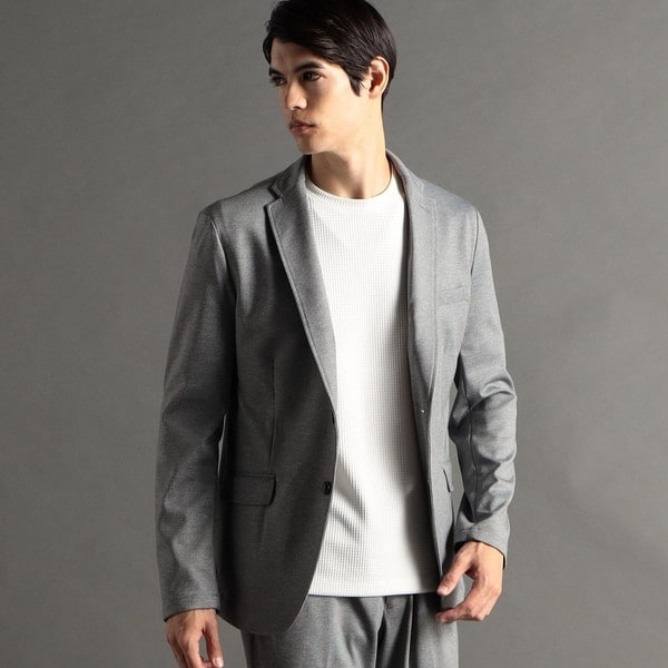 ムッシュニコルエクストラ（MONSIEUR NICOLE ex/tra）/【ex/tra】マイクロチェック セットアップジャケット