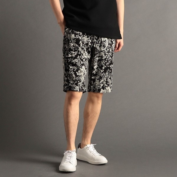 ムッシュニコル（MONSIEUR NICOLE）/ストレッチオックス ボタニカルプリント ショートパンツ