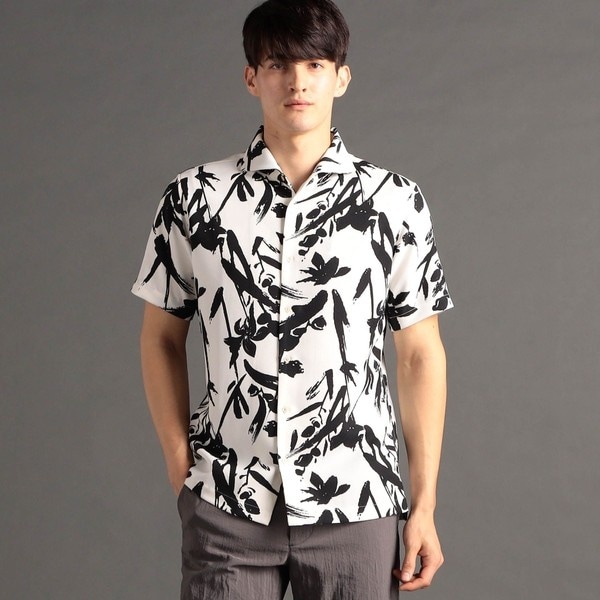 ムッシュニコル（MONSIEUR NICOLE）/ボタニカルプリント シャツ