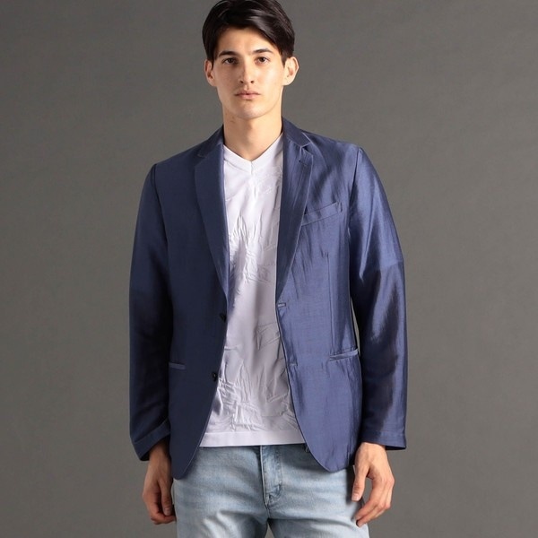 中古】イザイア ISAIA SAILOR テーラードジャケット ブレザー 背抜き