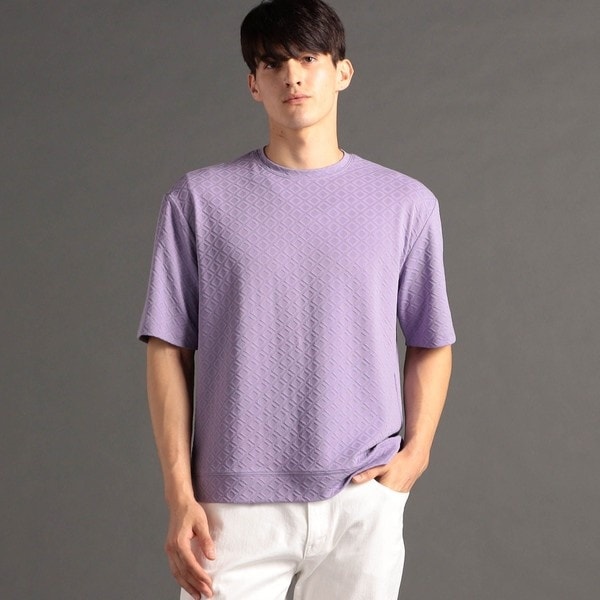 ムッシュニコル（MONSIEUR NICOLE）/グラフィックジャカード クルー