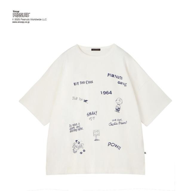 グリーンノート（gree*n[nout]）/PEANUTS プリントTシャツ【グリーンノート】【大きいサイズ】【Fサイズ】