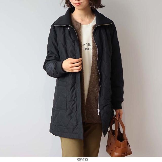 エムビー ミントブリーズ　（MB mint breeze）/【大きいサイズ】ボア ベスト付き 中綿 キルトコート