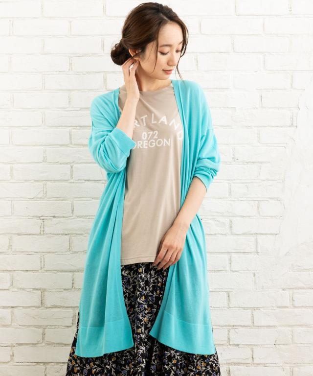 サブ ストリート（sab street）/【大きいサイズ】 9号・15号(M・3L) AZALEA 着流しカーディガン