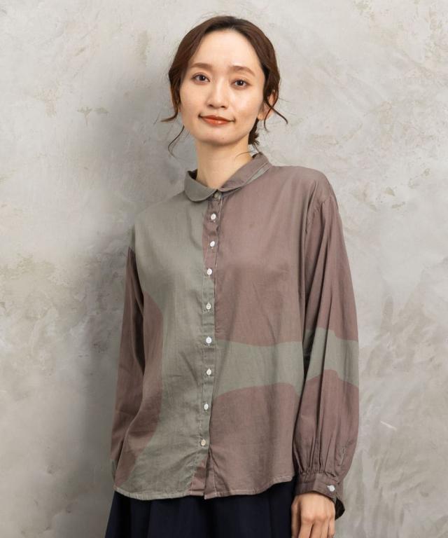 サブ ストリート（sab street）/【大きいサイズ】 9号・15号(M・3L) コードコットンメガドットシャツ