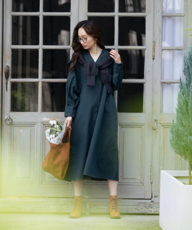 サブ ストリート（sab street）/【大きいサイズ】 9号・15号(M・3L) イージーケアタックスリーブゆるワンピース