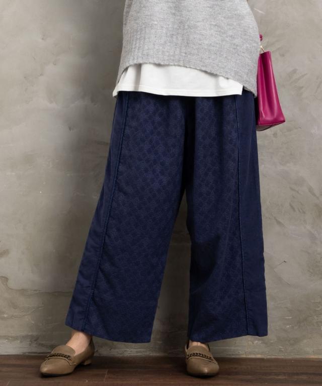 サブストリート（sab street）/【大きいサイズ】 15号(3L) コーデュロイエンブロイダリーパンツ