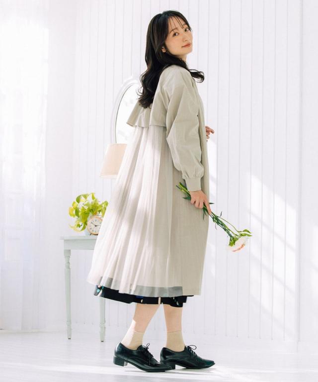 サブストリート（sab street）/【大きいサイズ】 9号・15号・19号 FONTLAB バックチュールロングMA−1