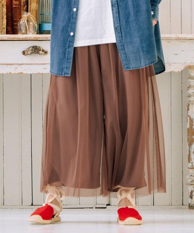 サブストリート（sab street）/【大きいサイズ】 21号(6L〜) FONTLAB オーバーチュールパンツ