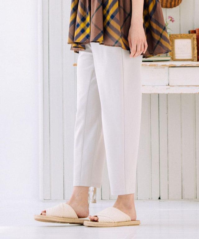 サブストリート（sab street）/【大きいサイズ】 9号・15号・19号FONTLAB カットジョーゼットテーパードパンツ