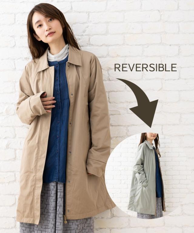 サブストリート（sab street）/【大きいサイズ】 15号(3L) indi&cold リバーシブルステンカラーコート