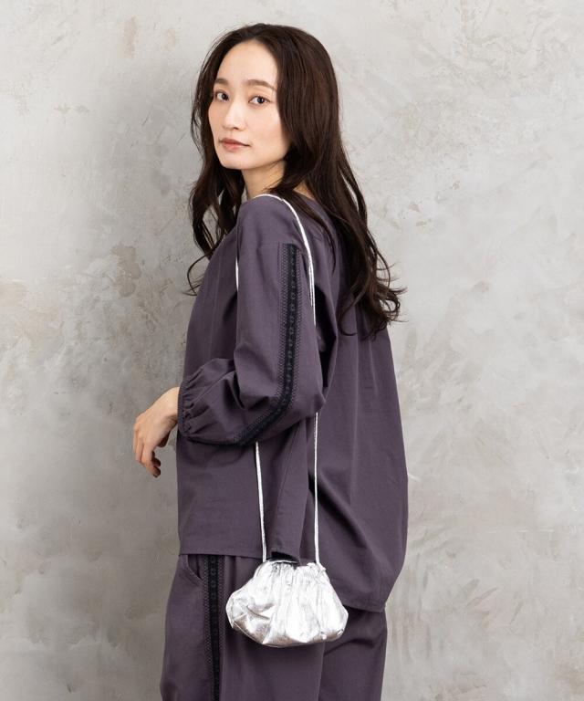 サブストリート（sab street）/【大きいサイズ】21号(6L〜) INDESIGN チロリアンテープエンブロイダリーブラウス