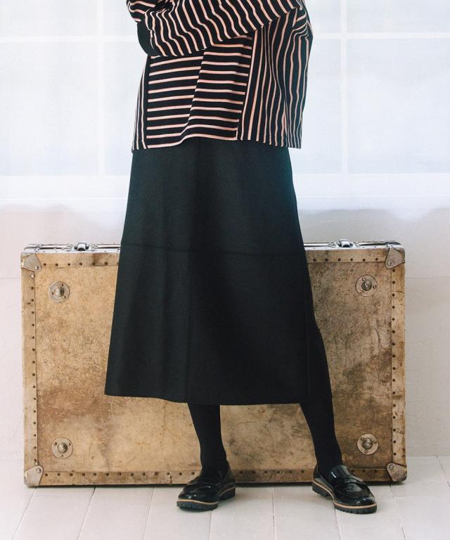 サブストリート（sab street）/【大きいサイズ】FONTLAB マシュマロレザーライクスカート