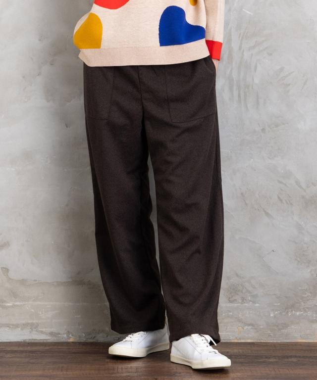 サブストリート（sab street）/【大きいサイズ】21号(6L〜) ウールライクワイドパンツ