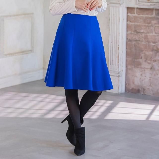 ビアッジョブルー（Viaggio blu）/【新色追加】ルミナリー圧縮スムーススカート