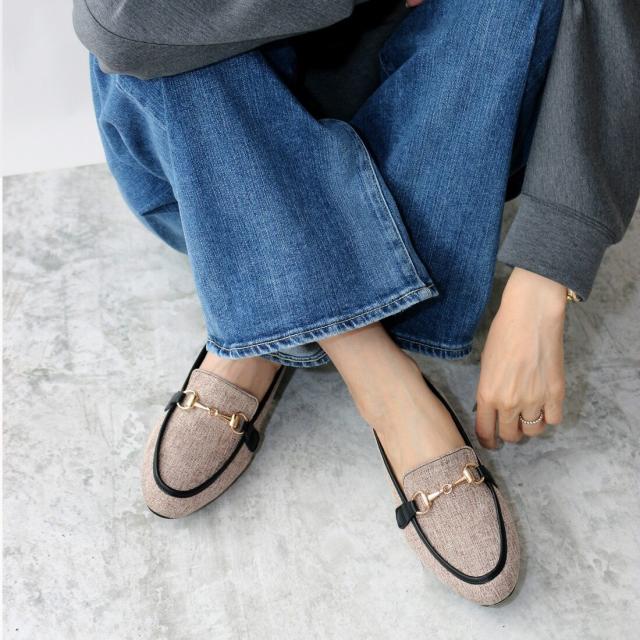 フィン（Fin）/【25春夏新作】ゴールドビットローファー